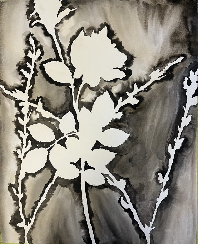 Ambiguous Space of a Flower – Art 181 Visual Foundations