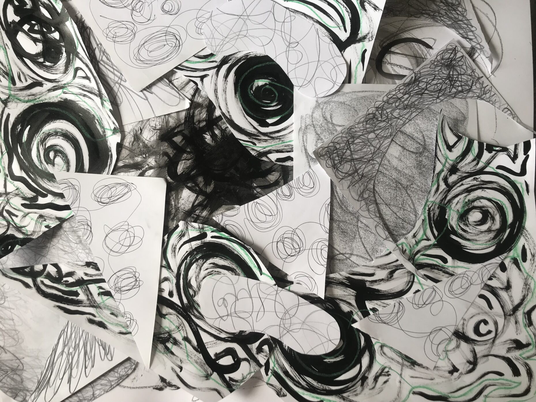 TWO Layered Collages – ART 181 Visual Foundations